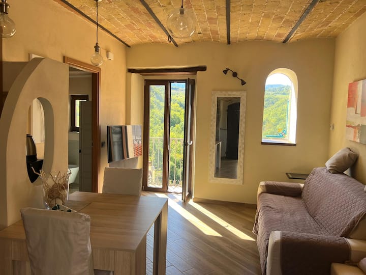 "Il Nido" Di Abbateggio Tra Il Verde E Le Montagne - Corvara