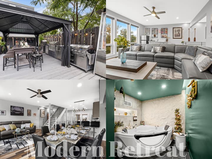 Hot Tub | Bbq | Fire Pit | Garage | Near Downtown - Pittsburgh, PA