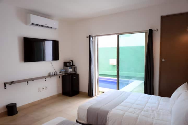 Fabulosa Céntrica Habitación En Cancún Suite 4 - Cancún
