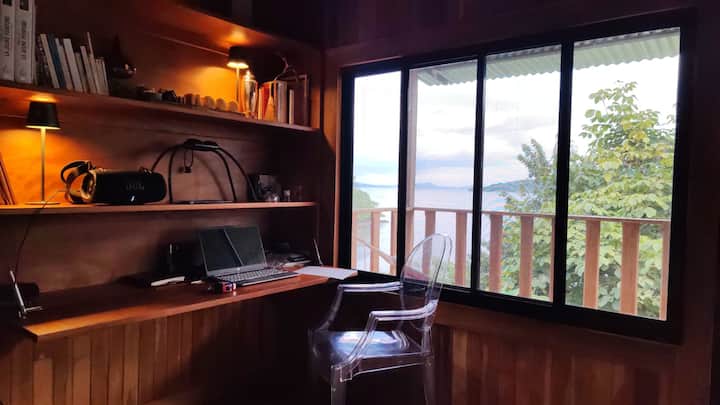 Teak House In A Forest Above The Beach - Playa Blanca, Costa Rica