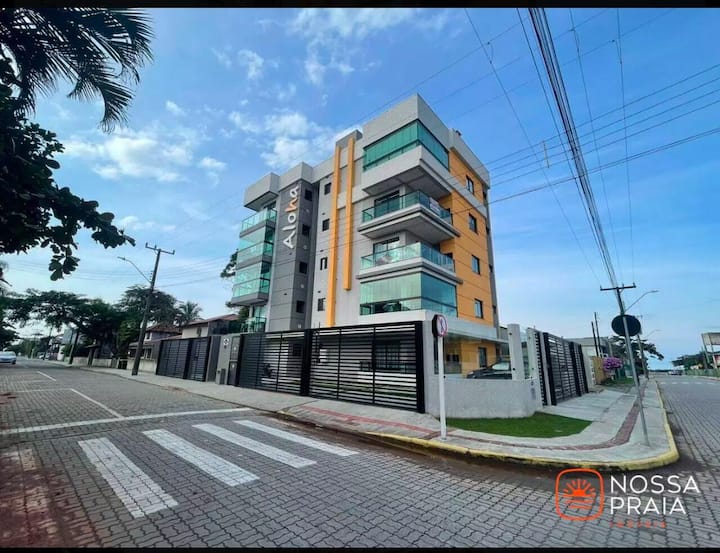 Apto 2 Qtos/220m Praia/carregador Elétrico Carro - Itapoá