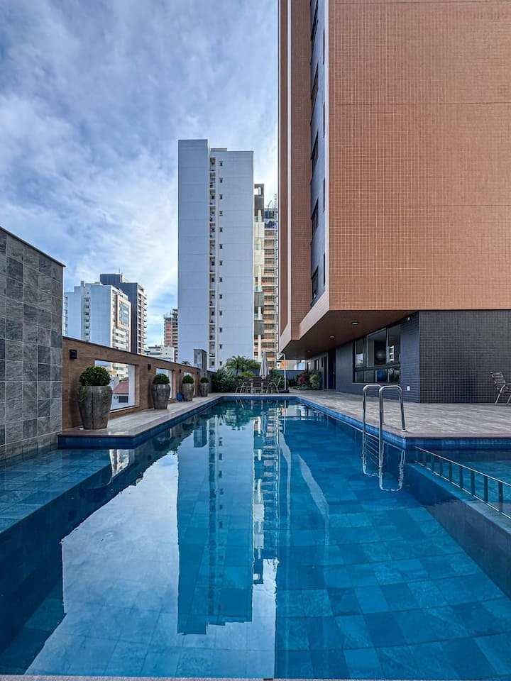 Ap De Luxo, A 500m Do Mar Com Piscina E Academia - 托里斯