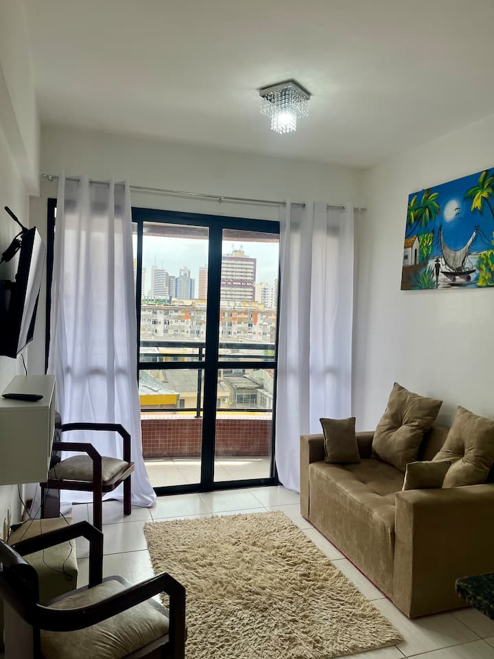 Apt No Coração Do Bairro Nazaré/completo&lazer/gar - Belem, Brazil