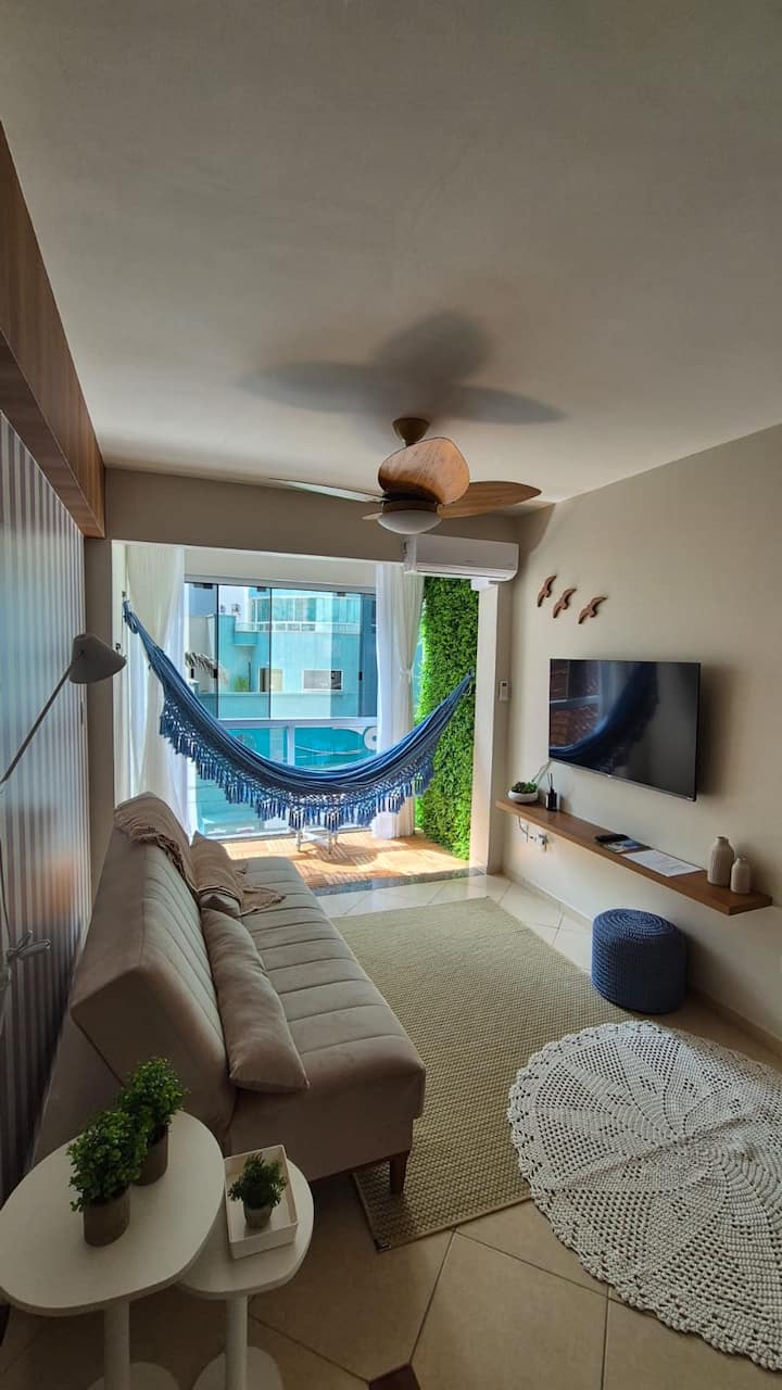 Aconchegante Apto Na Quadra Mar - ÁRea Nobre Em Bc - Balneário Camboriú