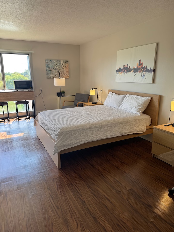 *Contemporary Studio* Min To Hospitals*hotspots* - Detroit