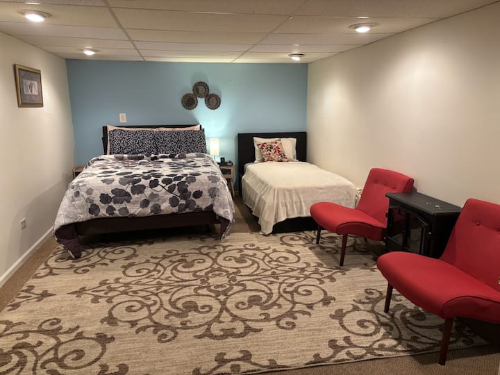 Private Cozy Bedroom In Private Basement. - Arlington Heights, IL