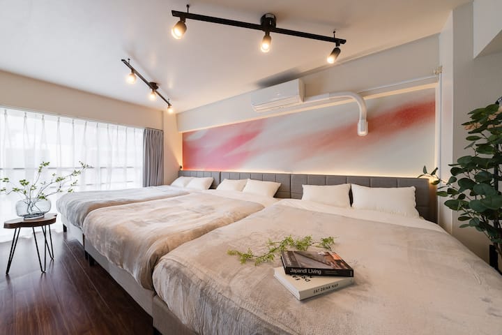Ryogoku Sta. 6 Min|max6ppl|washer&dryer|wi-fi - Ginza