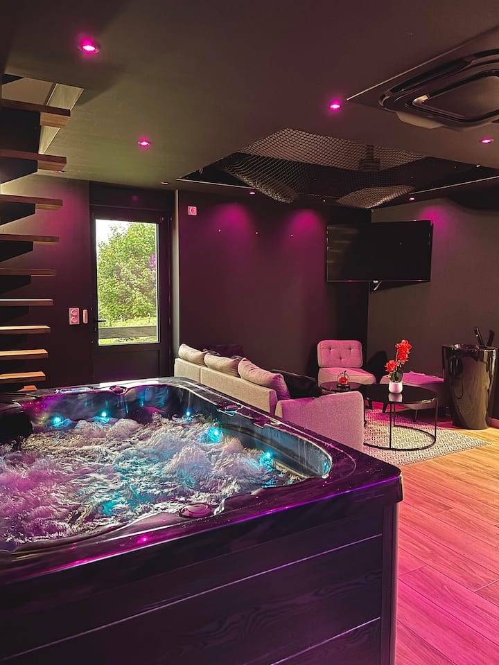 Cocon Bien-être Avec Spa Privé - Allier