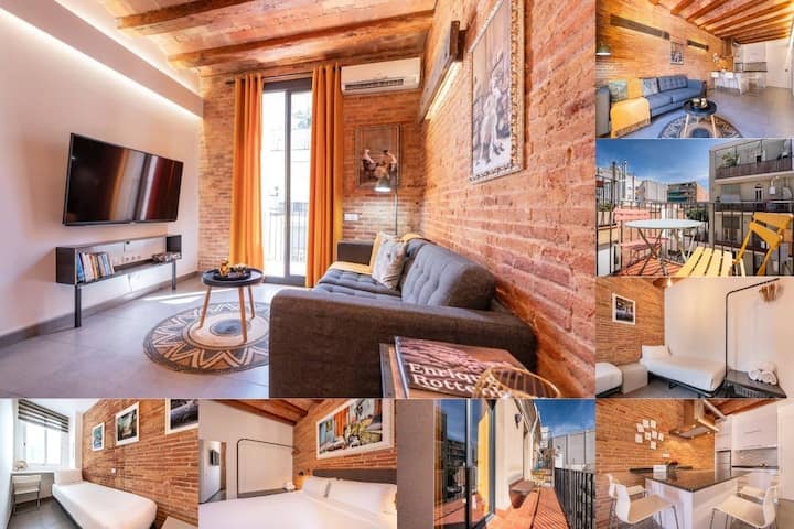 Groupflat Lumineux 4 Ch. Poble-sec Max 8 Pers. - Barcelona