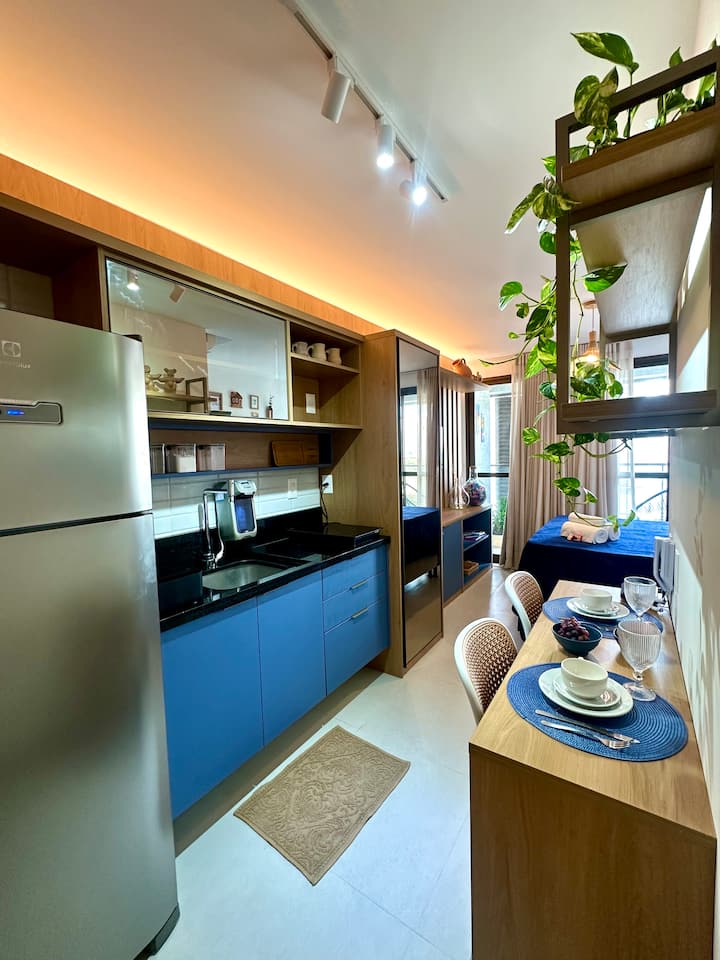 Studio Aconchegante Perto Da Praia E Do Shopping - Barra