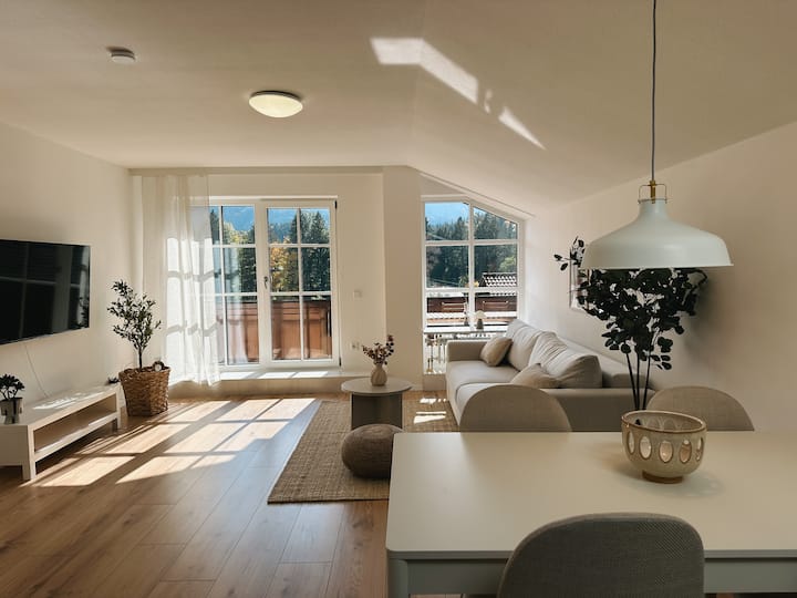 Flow Living: Zentrale Fewo Mit Schönem Bergblick - Tegernsee