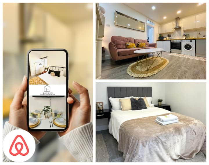 2br Flat/sleeps 4/wi-fi/near Heathrow & Twickenham - Surbiton