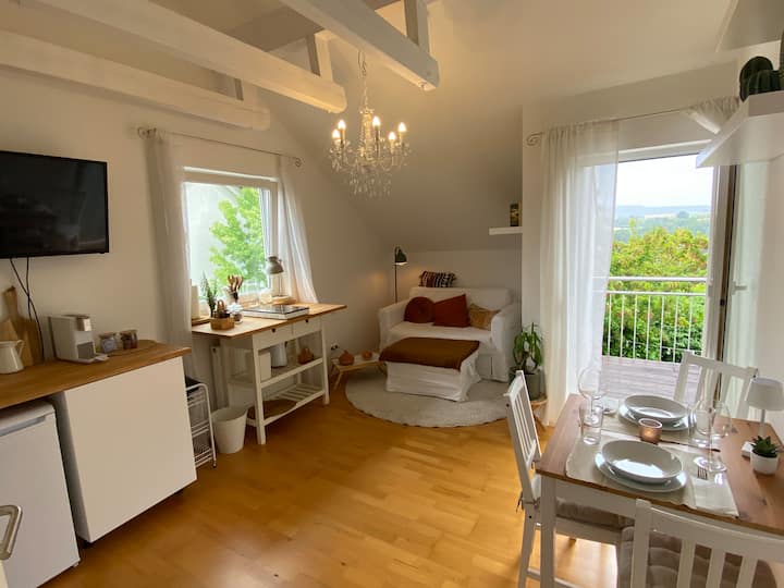 Ruhiges Studio Mit Traumhafter Aussicht - Obersulm