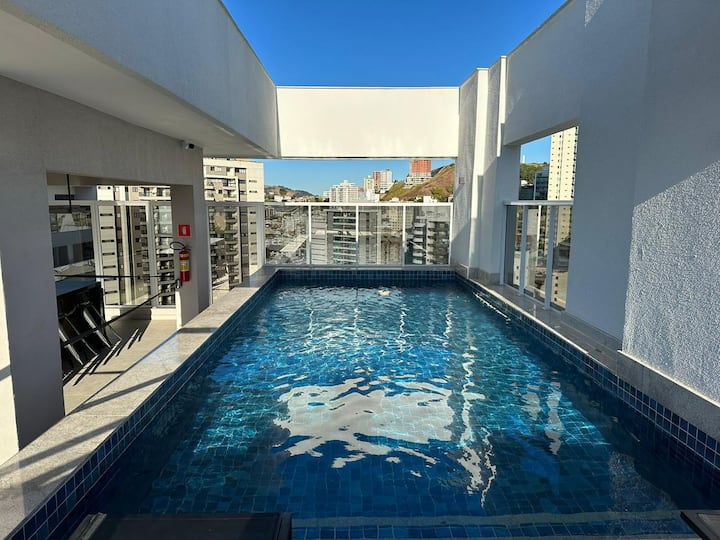 Studio Com Conforto E Garagem Inclusa No Centro - Juiz de Fora