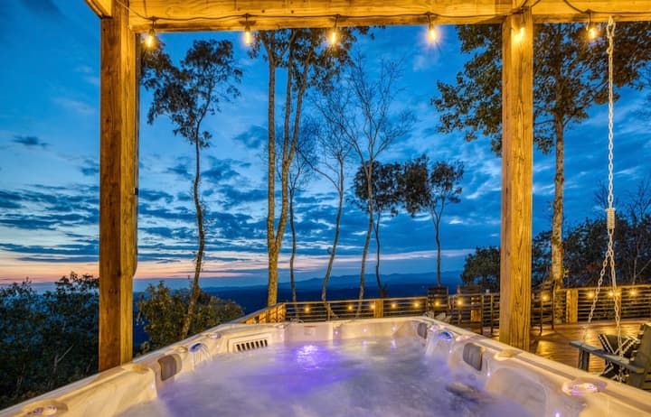 Ellijay Mountain Views | Sunsets | Xl Hot Tub - Ellijay