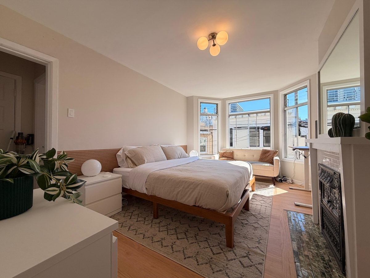 Chambre privée ensoleillée à Russian Hill, San Francisco - Maisons à ...