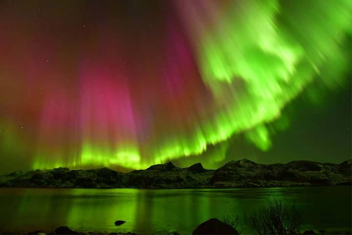 Hytte Med Peis Utsikt & Lakseelv Rett Nedenfor! - Lødingen