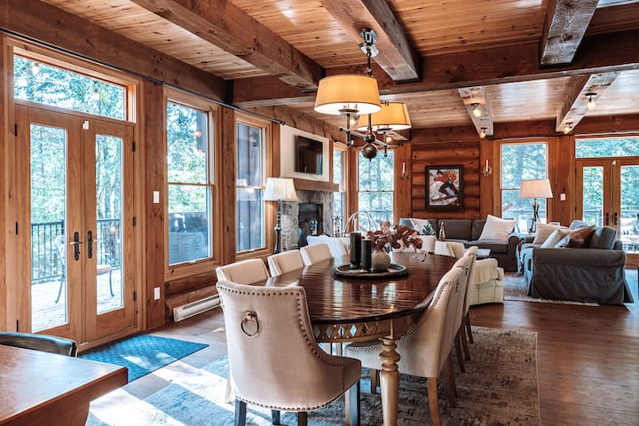 Luxueux Chalet Bois Rond -Près Tremblant - Quebec