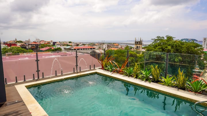 Apartamento Cerca A Casco Viejo Piscina+coworking - Panamá