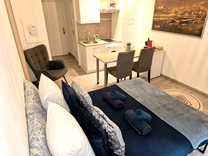 Superbe Studio Cosy + Piscine Ideal Long Séjour - Cannes