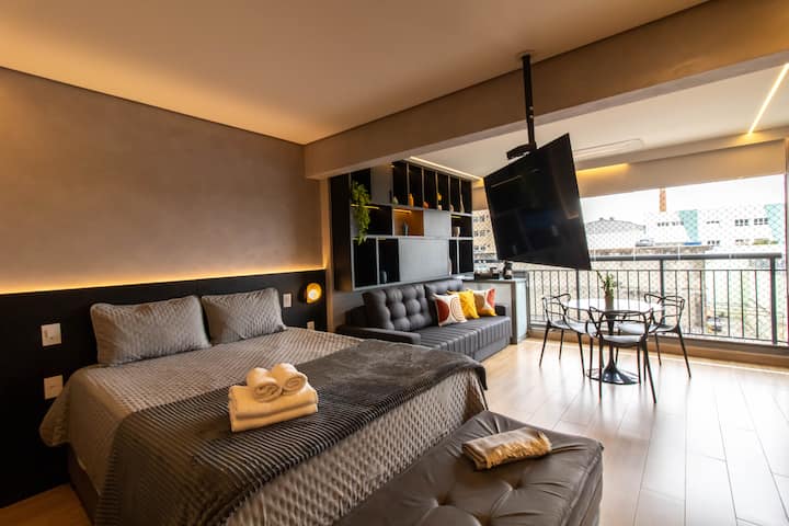 Concept Home Studio 05210 Piscina+vaga · 7 Km Gru - Guarulhos