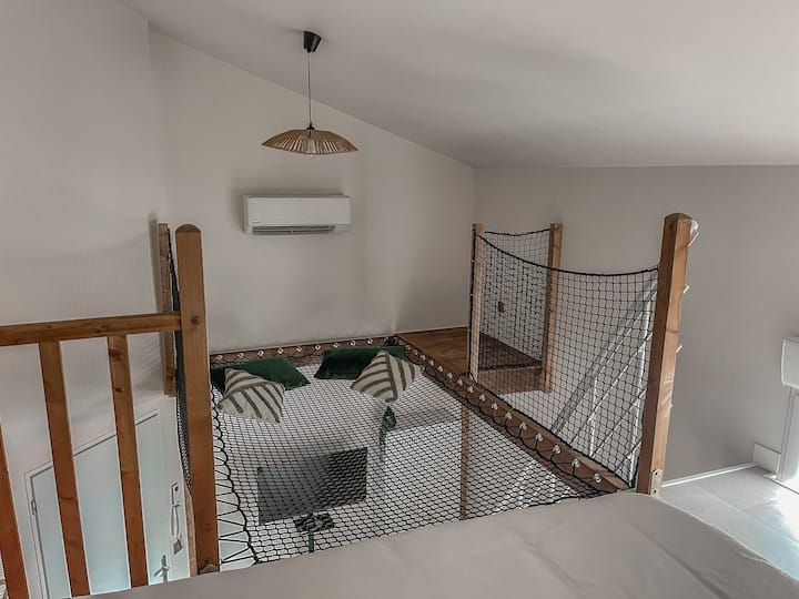 L'émeraude - Balnéo & Clim & Filet Cocooning - Pessac