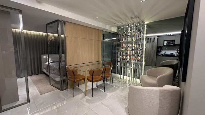 Flat Premium Em Hotel | Cama Queen E Wi-fi Rápido - Brasília