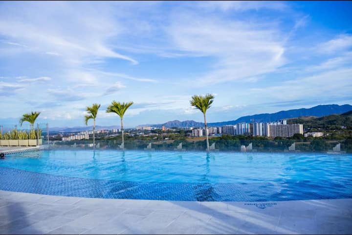 Apto Ubicado A 5mincentros Comerciales-piscina/gym - Ibagué