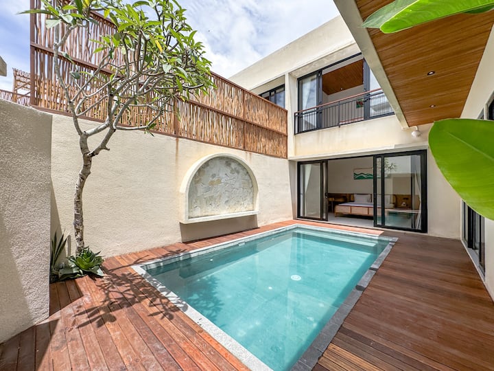 Simple And Fresh 2 Bdr Family Villa In Canggu - Canggu