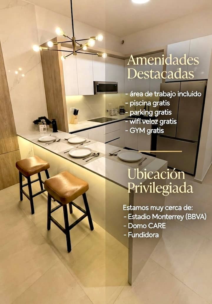 Près Du Stade | Idéal Pour Télétravailler - Monterrey