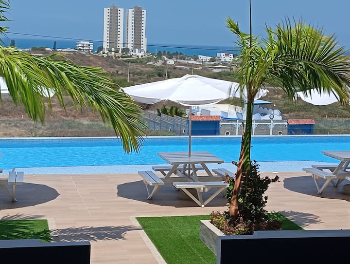 Tranquilidad En Familia, Brisa Y Vista Al Mar - Punta Blanca