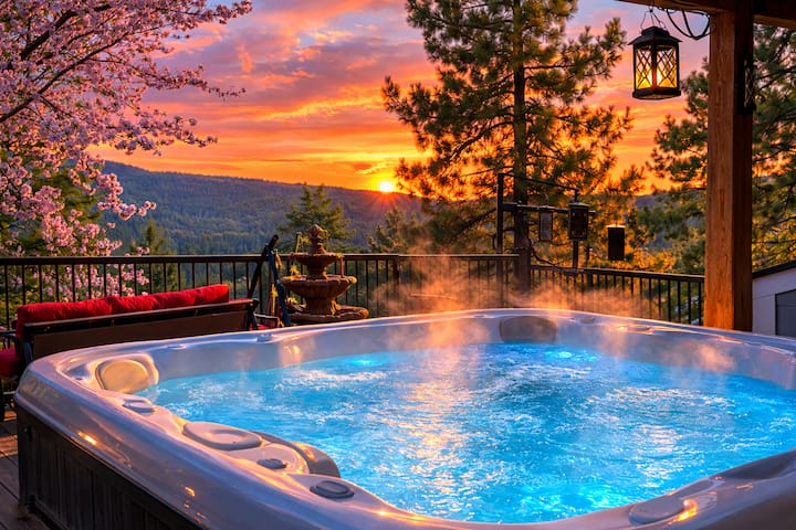 Mountain Edge Retreat | Hot Tub • View • Game Room - Pine, AZ