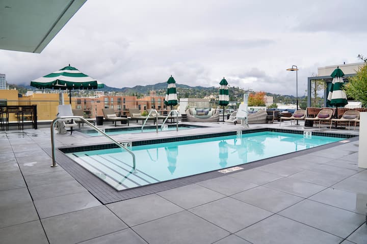 Hollywood Palladium 1 Bd Ev Charger Free Parking - Skid Row - Los Angeles