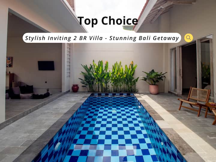 Enchanting 2 Bedroom Modern Stylish Villa - Bali