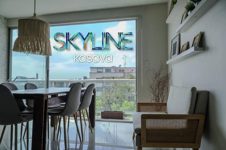 Skyline Kasava: Ph De 4 Hab. Y 3 Baños En La Roma - Mexico City