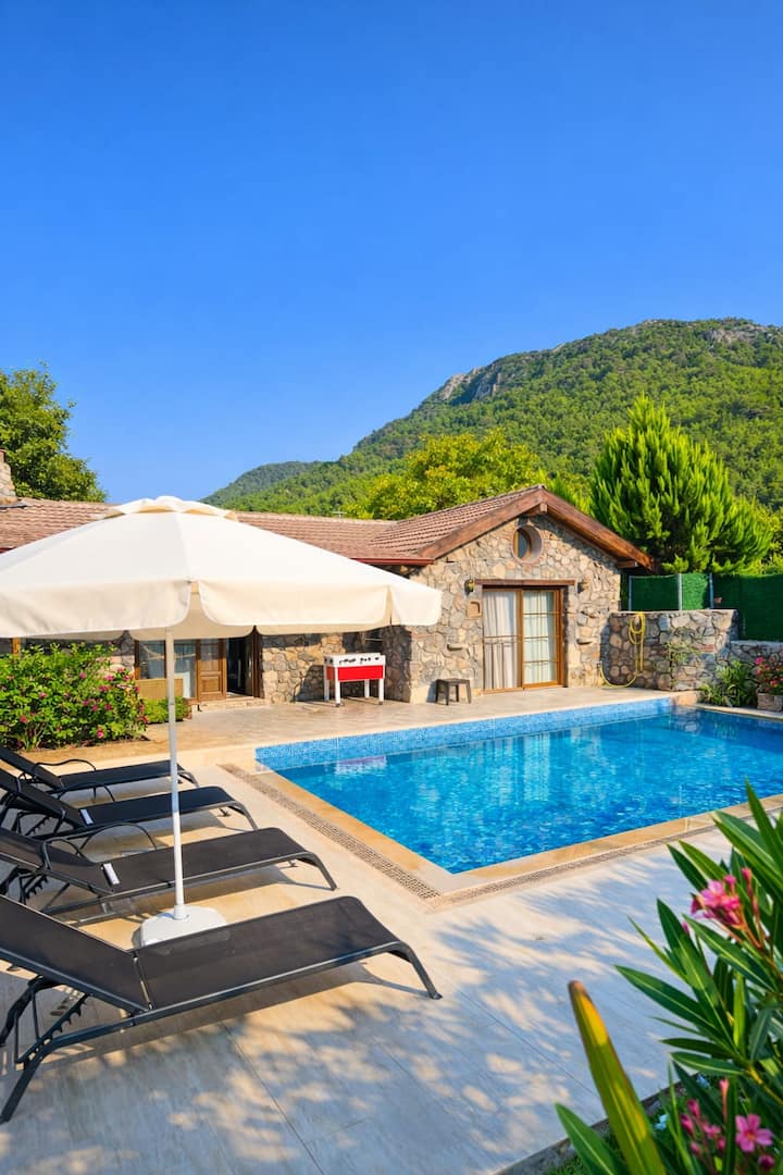 Fethiye'de öZel Havuzlu Konforl Villa 2+1 ÖLüdeniz - Ölüdeniz