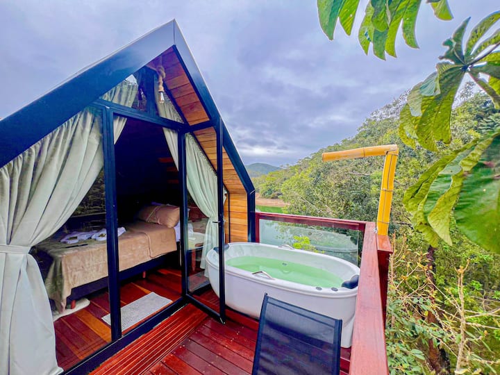 Entre áGuas E Montanhas | Chalé 3 | @Taboaochales - Brasil