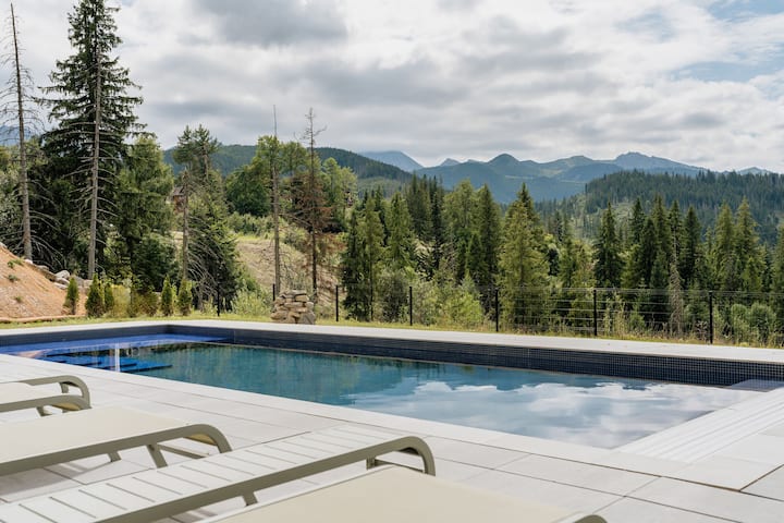 Apartment With An Outdoor Pool And Mountain View - Tatrzański Park Narodowy