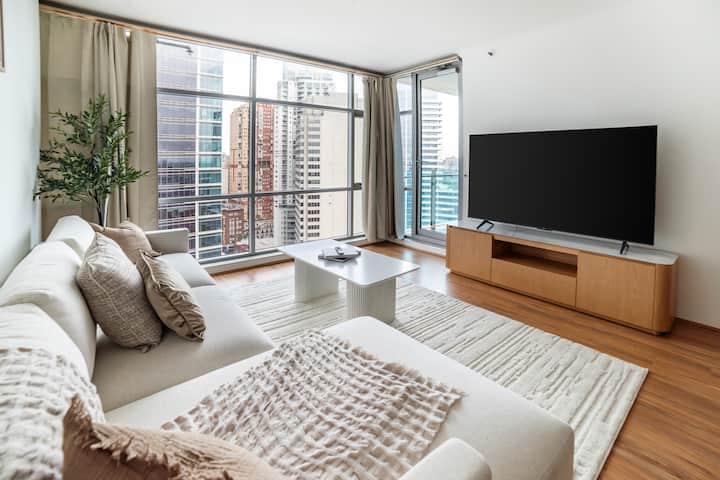 Sydney Cbd Skyline 2br + Study | Parking - Wynyard