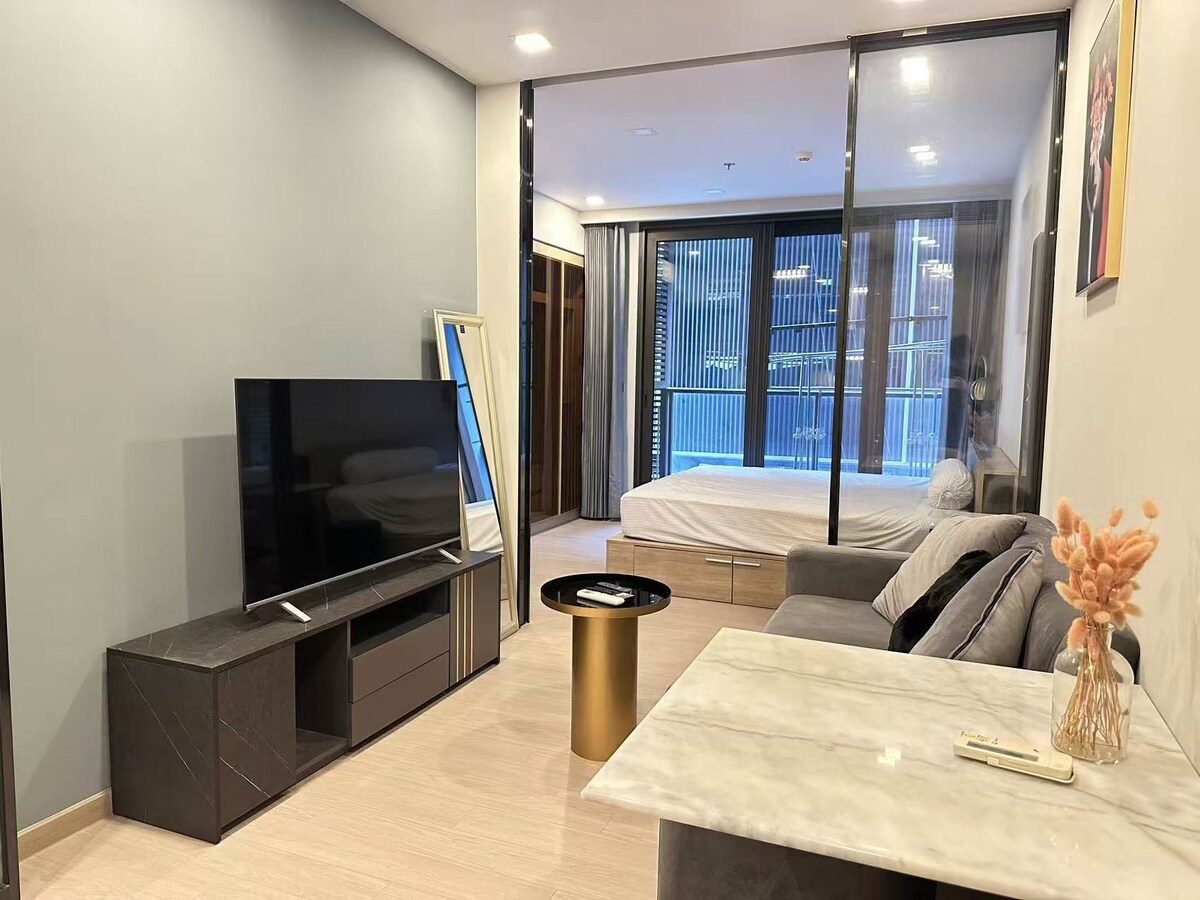 Brand new/Rama9/Luxury building/Cosy and comfortable/Infinity pool/Gym ...
