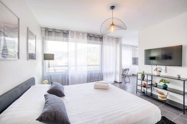 City Mountain | Studio Moderne Au Centre De Cluses - Cluses