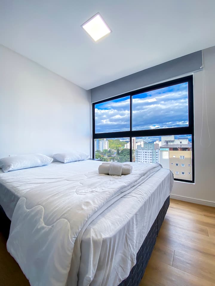 Loft 2p C/ Vaga, Ar, Pet E Piscina 10min Oktober - Blumenau