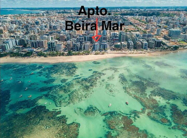 Apê Charmoso Na Orla, Pé Na Areia, Vista Incrível! - Maceió