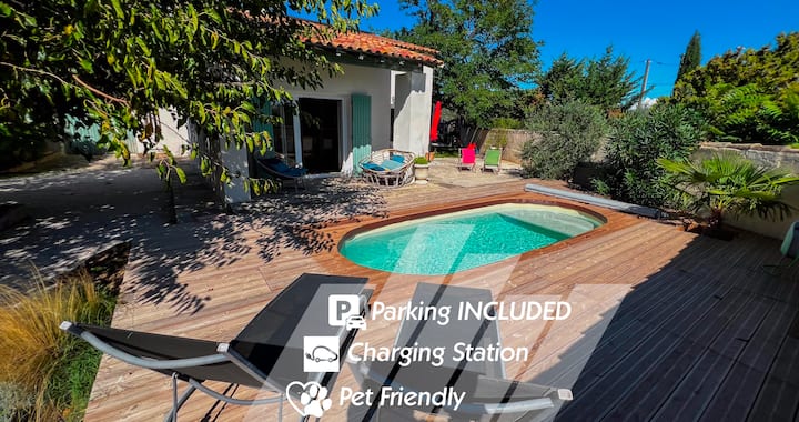 Maison De Vacances - Piscine - Parking/recharge - Avignon