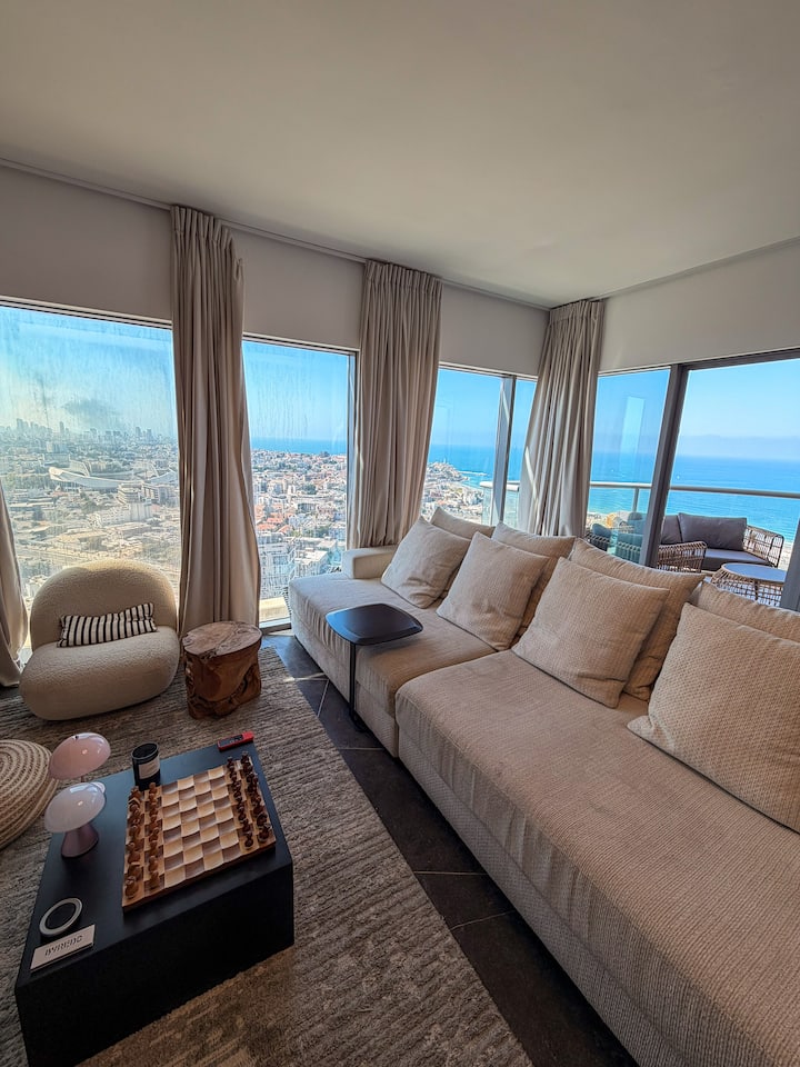 Appartement 135m² · Vue Mer · Piscine & Parking - Tel Aviv-Yafo