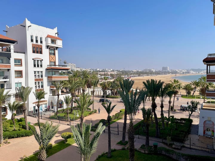 Duplex Marina Agadir : Plage à 1 Min Et Piscine - Agadir