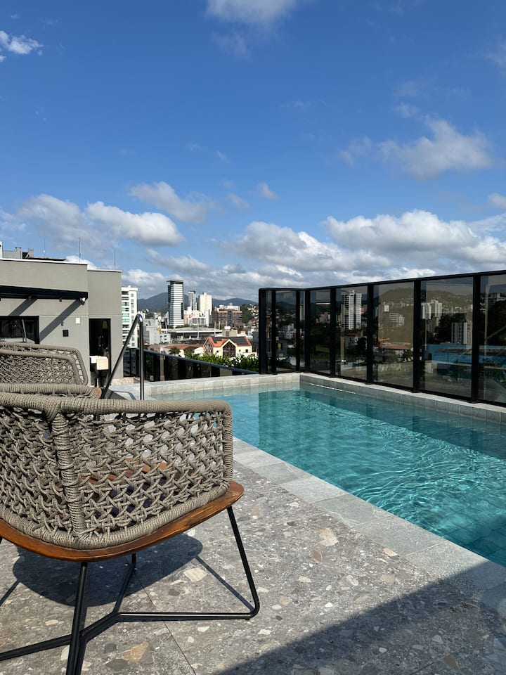 Loft Aconchegante | Próx. Vila Germânica | Vaga - Blumenau