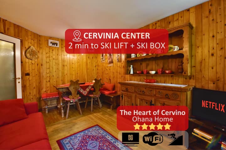 [Cervinia Center] 2 Min To Ski Lift + Ski Box - Zermatt