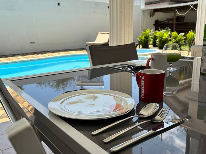 Grande Villa Avec Piscine à 5 Min De La Plage - Mauricio