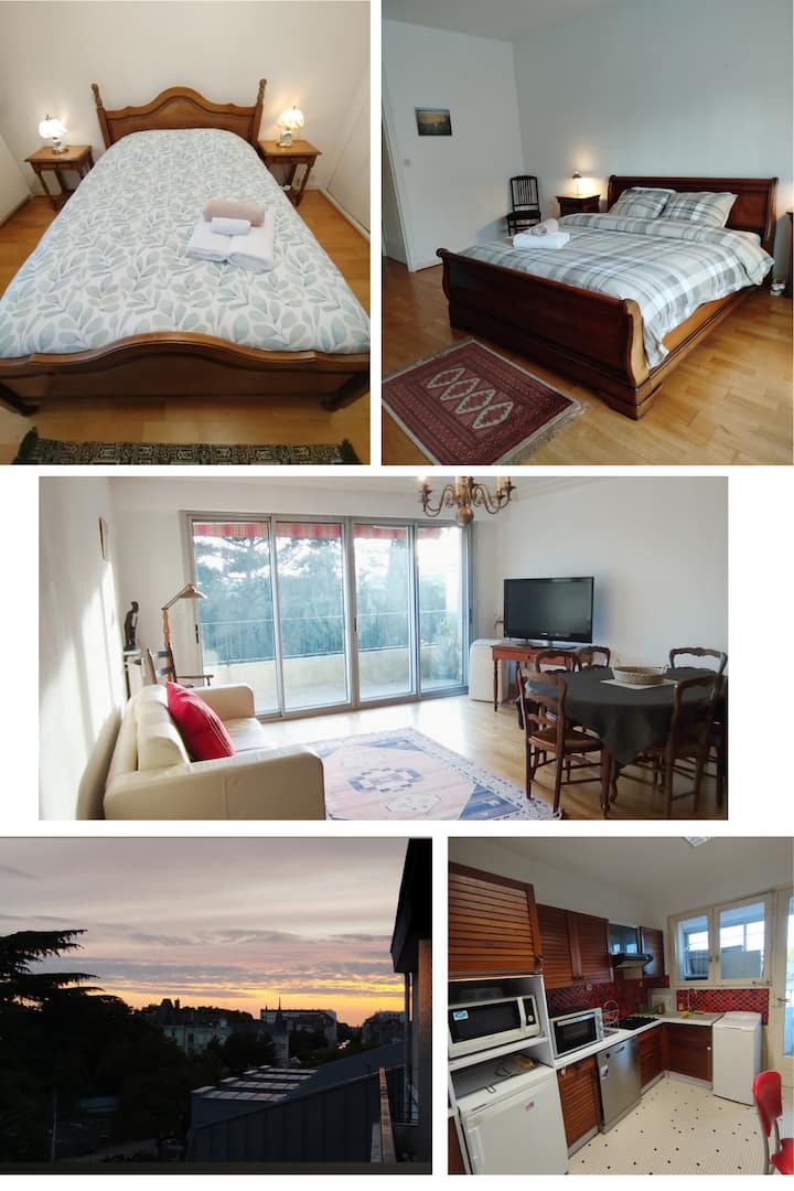 Grand Appart Lumineux 2 Ch, à 10min à Pied Tout - Angers